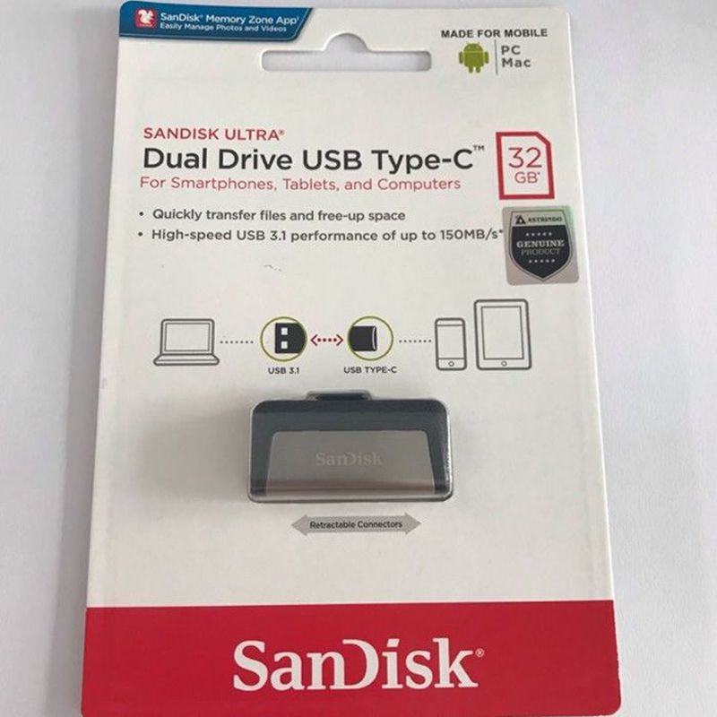Sandisk 32GB OTG USB Type-C USB 3.1 [619659142049]