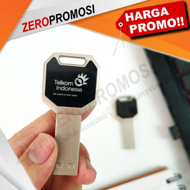 Promosi Flashdisk USB Metal LED FDMT28