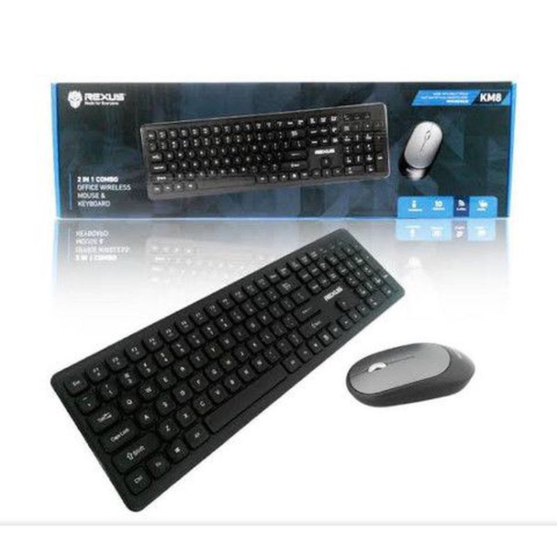 Keyboard + Mouse ( Paket ) - Wireless - Rexus