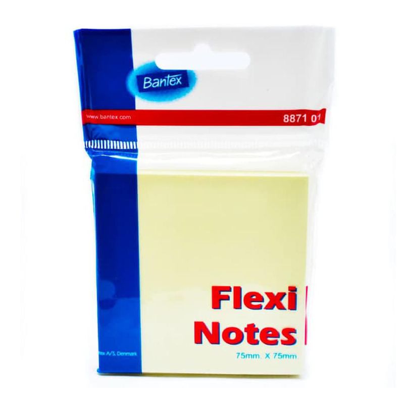 Post It/ Flexy Note Bantex 75x75mm 100 Sheets - 8871 01