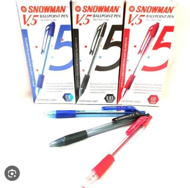 Pulpen Snowman V5 Harga/Dus