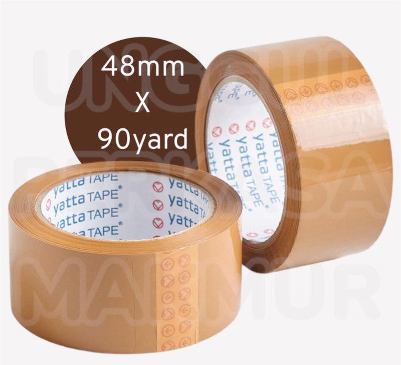 lakban coklat/bening