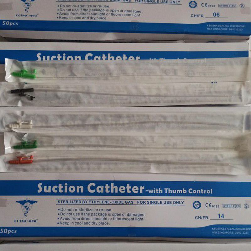 Suction Catheter / selang penghisap lendir/ dahak cosmomed - No 12