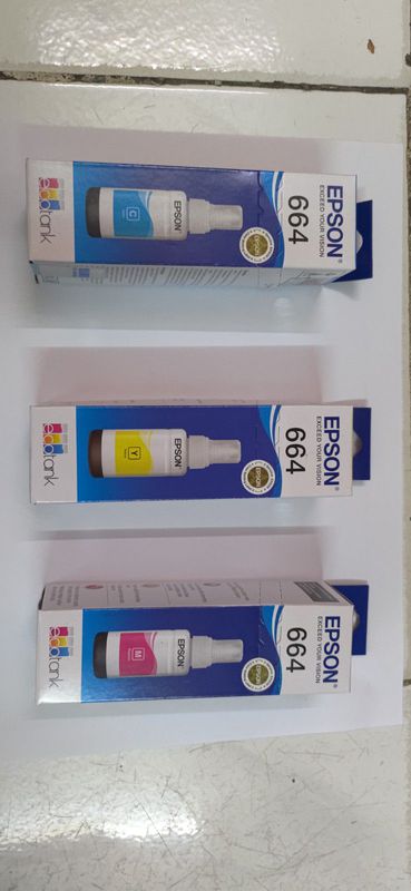 Tinta Epson 664 Original - Kuning