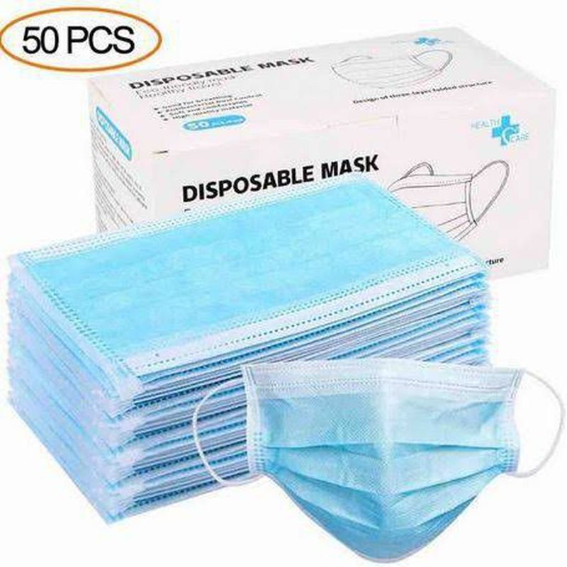 Masker Medis Disposable Earloop 3Ply