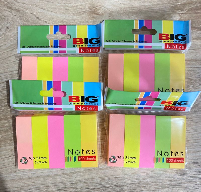 Sticky Note Rainbow 3 Warna Pembatas Buku Kertas