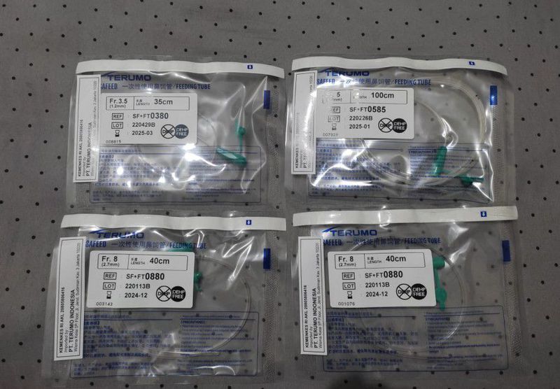 Ngt Terumo / Feeding Tube Terumo Fr. 3,5..5..8 / selang makan Ngt - FR ...