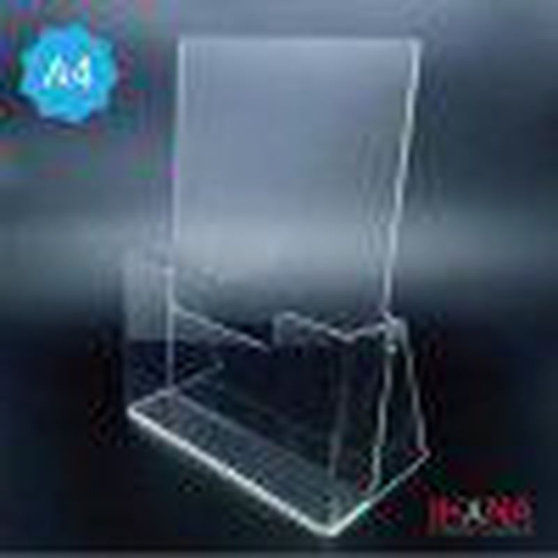 Acrylic Brochure Holder A4 1 Susun - Tempat Brosur Akrilik - Acrylic