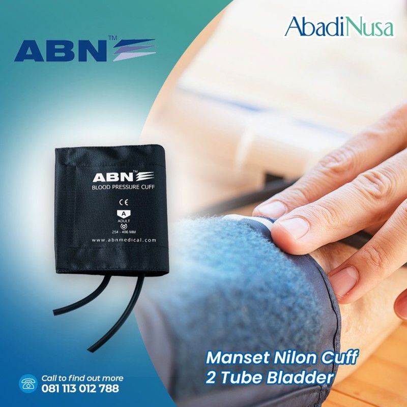 Manset ABN™ Nylon Cuffs with 2 Tubes Latex bladder - Infant