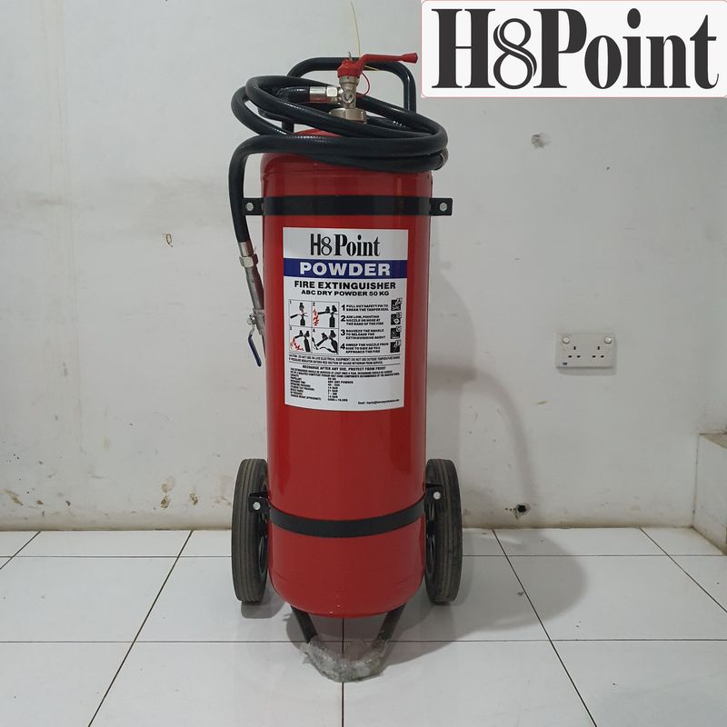 Trolley Cylinder Dry Powder @ 50 Kgs (Fullfilled) - Trolley APAR