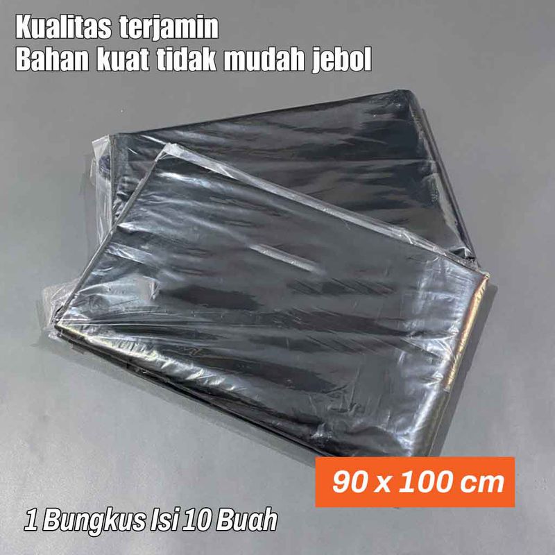 Plastik Sampah/Polybag Hitam 90 cm x 100 cm