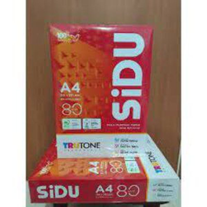 KERTAS HVS A4 80 GSM SIDU