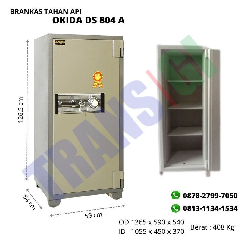 Brankas Tahan Api OKIDA DS 804 A