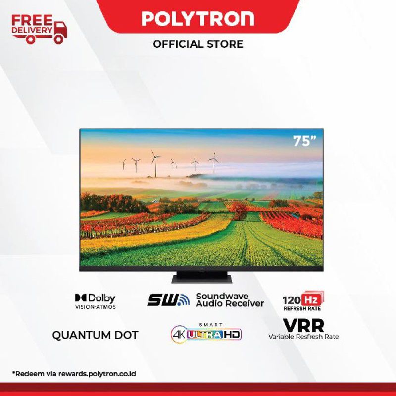 POLYTRON Mini LED Quantum 4K UHD 75INC PLD 75UV5903