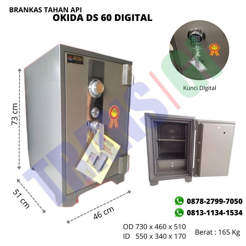 Brankas Tahan Api OKIDA DS 60 A