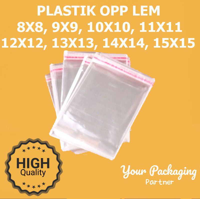PLASTIK OPP (SEAL / LEM) 12X12