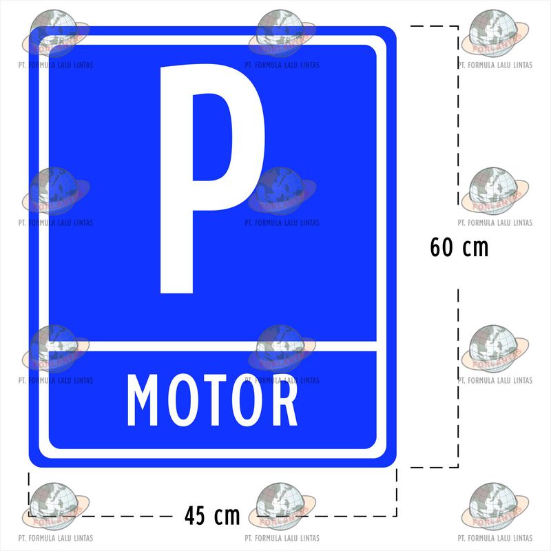 Rambu Lalu lintas 60 cm Parkir