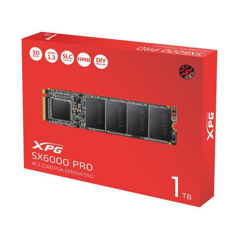 SSD ADATA XPG SX6000 PRO 1TB - SSD M.2 NVME Pcle Gen 3x4