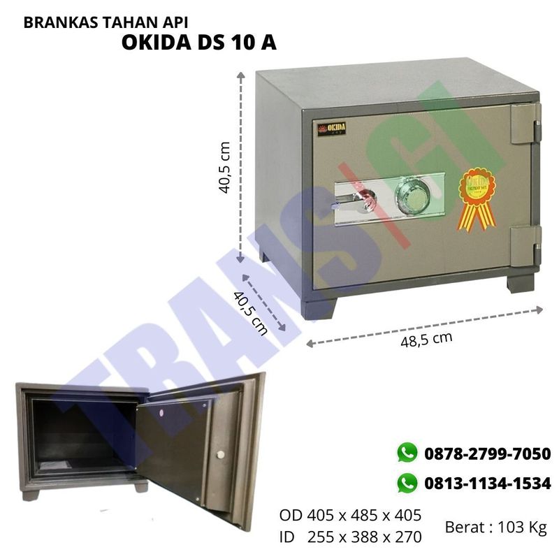 Brankas Tahan Api OKIDA DS 10 A