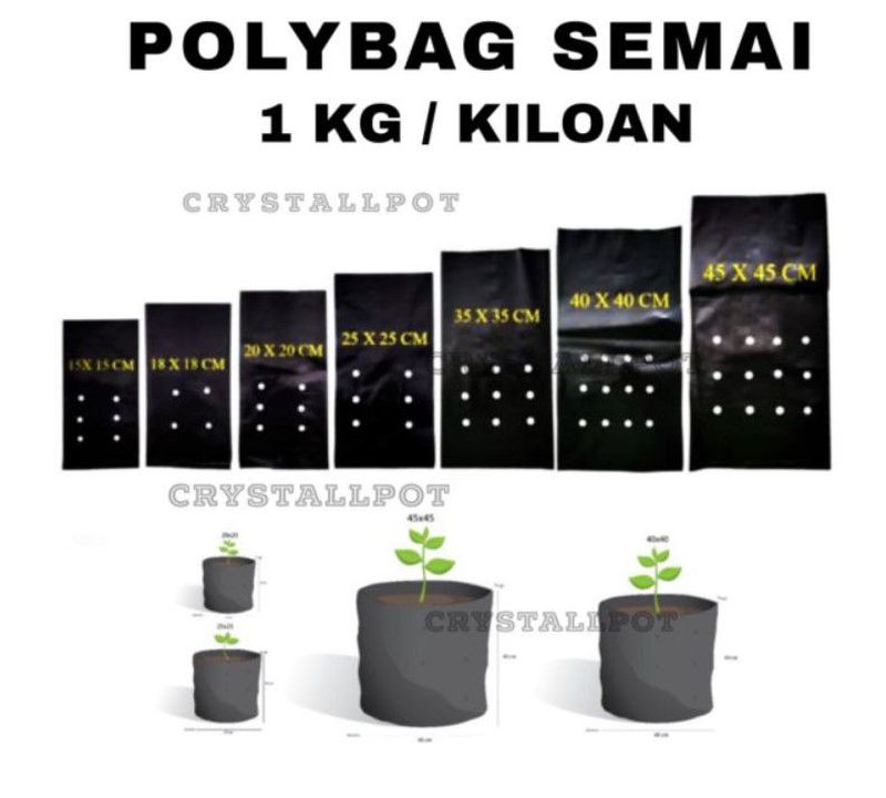 Polybag Semua Ukuran - Ukuran Polybag