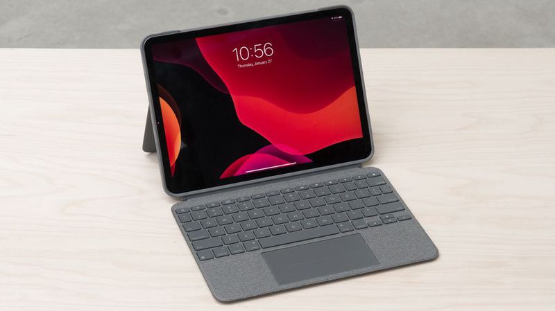 Logitech Backlit Keyboard Combo Touch With Trackpad Case for Ipad Air 5