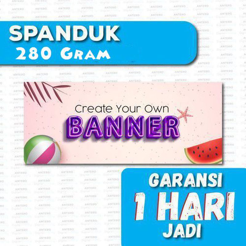 CETAK SPANDUK / BANNER 280 GRAM