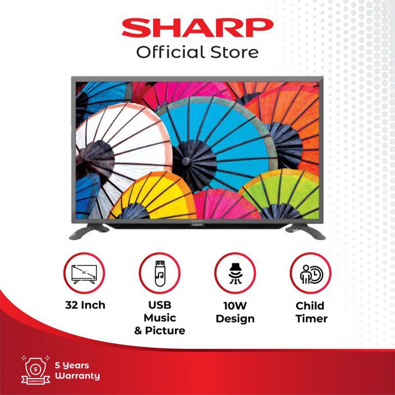 Sharp AQUOS LED TV 2T-C32DD1i 32 INC DIGITAL TV
