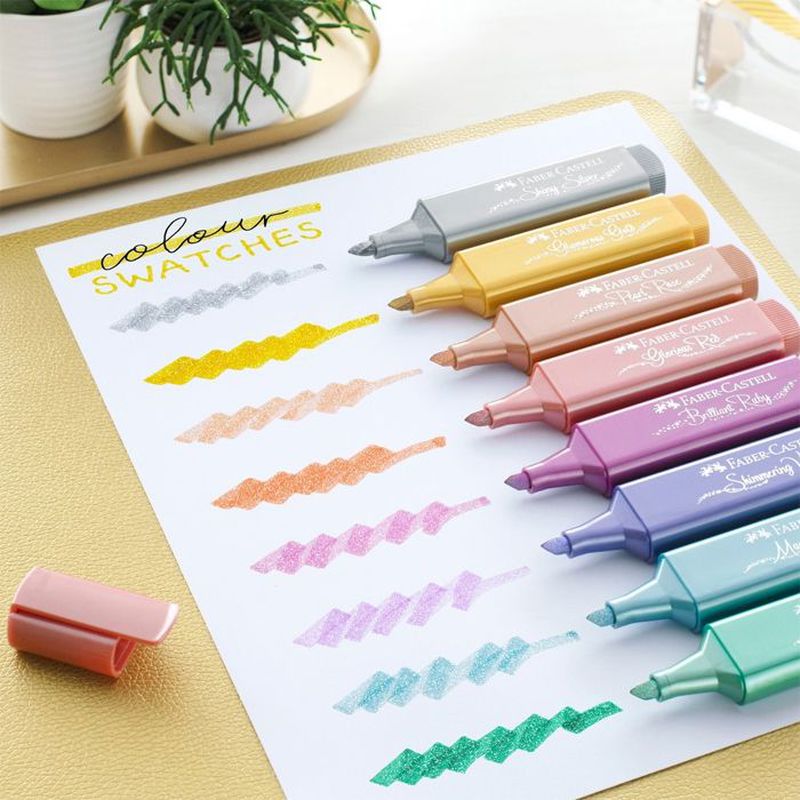 Faber-Castell Textliner 46 Metallic - warna mix