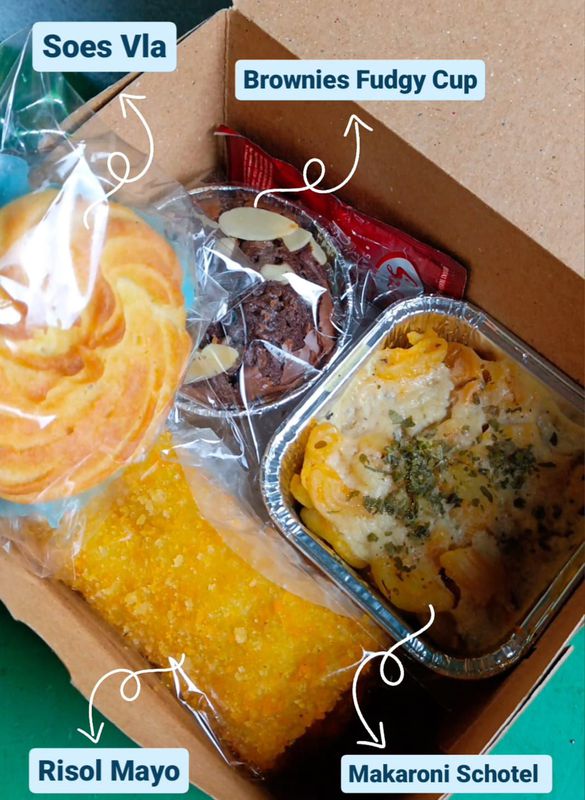 paket snack brunch/ breakfast/lunch 15,5K - Ukuran