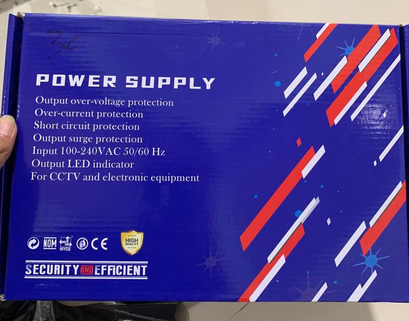 Power Supply 12V 30A Box ( 16 Slot )