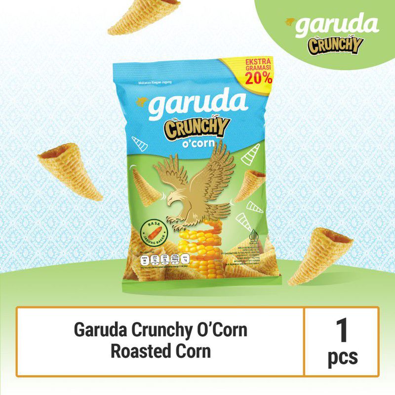 Garuda Crunchy O’Corn Roasted Corn - Snack / Cemilan