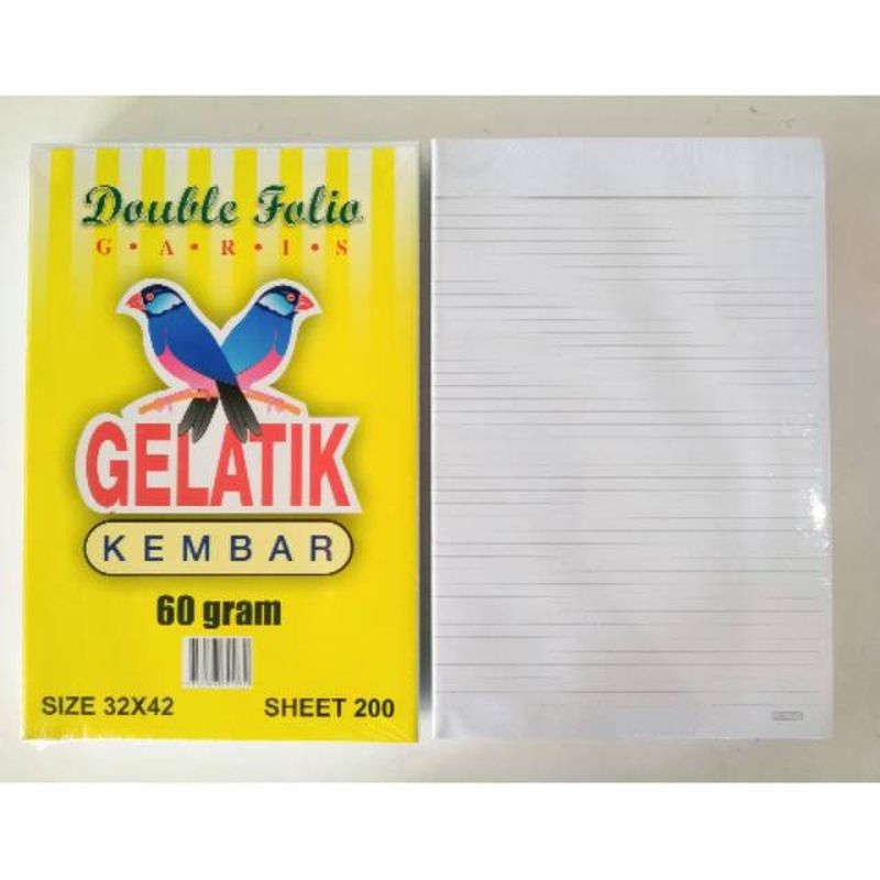 HVS 60 gr. Double Folio Gelatik Kembar