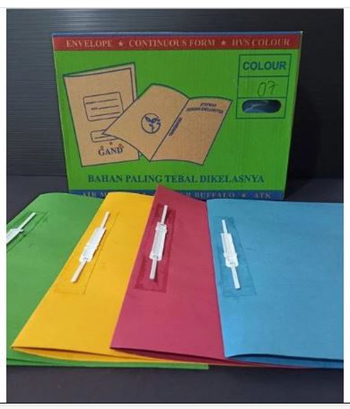 Map Sneilhekter isi 50 map kertas - Hijau