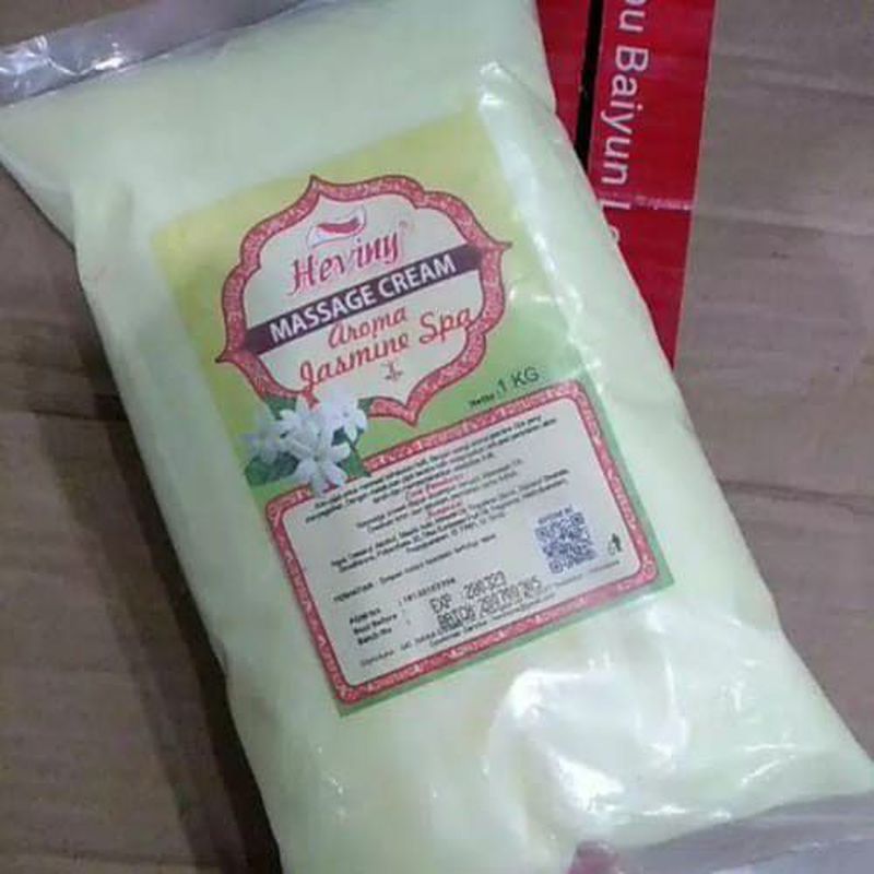 MASSAGE CREAM HEVINY 1KG Aroma Jasmine Spa