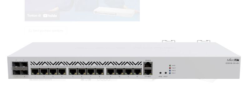 Routerboard CCR2116-12G-4S+