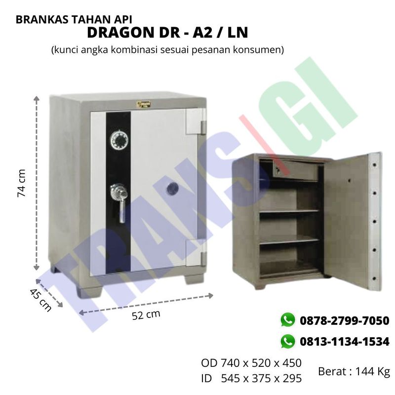 Brankas Tahan Api DRAGON DR - A2 / LN Brankas Tahan Api DRAGON DR - A2 / LN