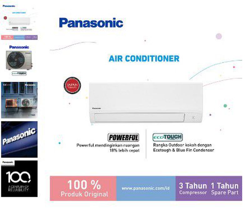 PANASONIC AC STANDARD 2 PK (INSTALASI 5 METER)