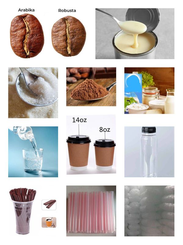 Paket Bahan Praktek Barista Kopi Coklat Susu Botol Cup dan lain-lain