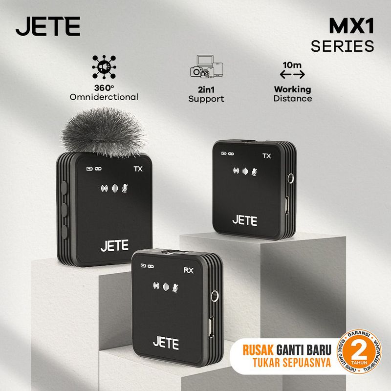 Mic Wireless JETE MX1 2in1