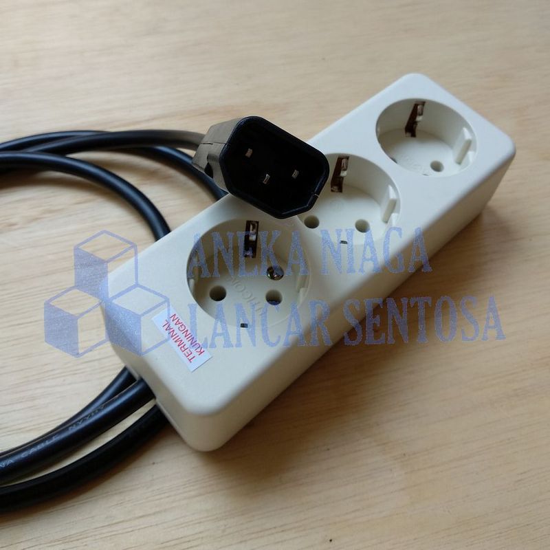 Kabel Output UPS Konektor Input Tipe IEC C14 Panjang 150 cm