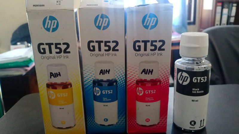 1 SET TINTA HP ORI
