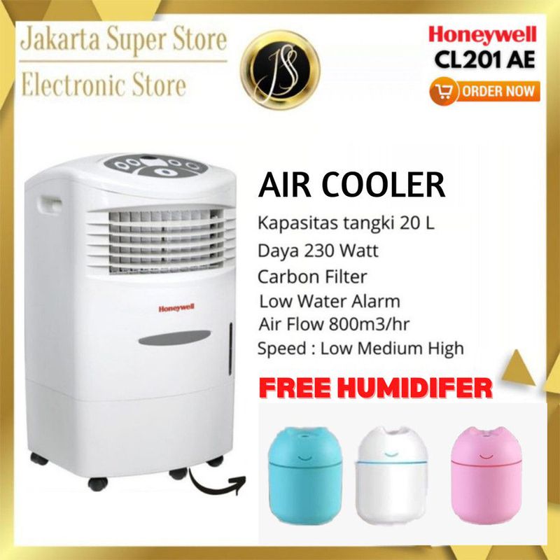 Honeywell Indoor Air Cooler CL201AE - Tank 20 Liter Angin Besar