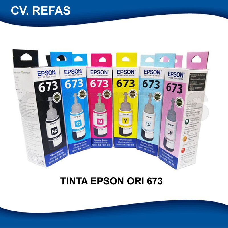 TINTA EPSON ORI 673 - YELLOW