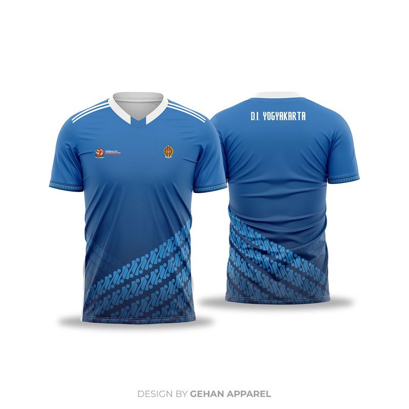 jersey kerah v neck