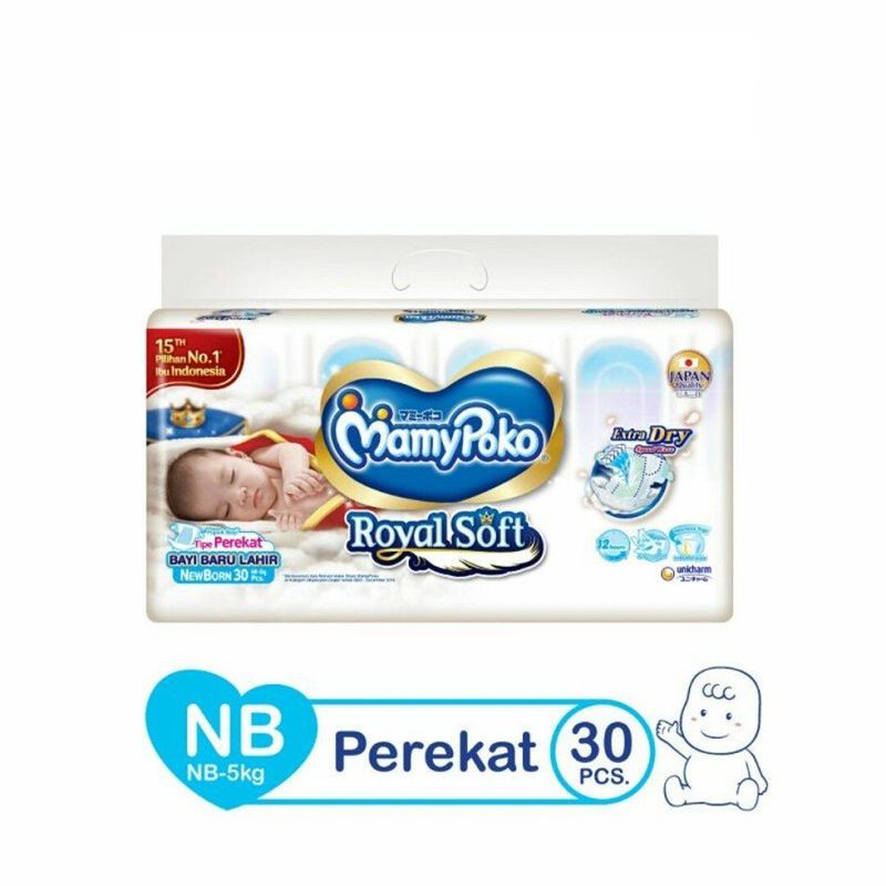 MamyPoko Royal Soft NB 30