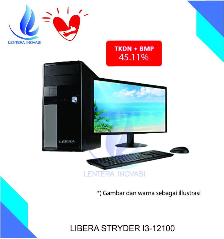 LIBERA STRYDER I3-12100 16GB SSD 512GB (18.5) WIN11PRO 1Y