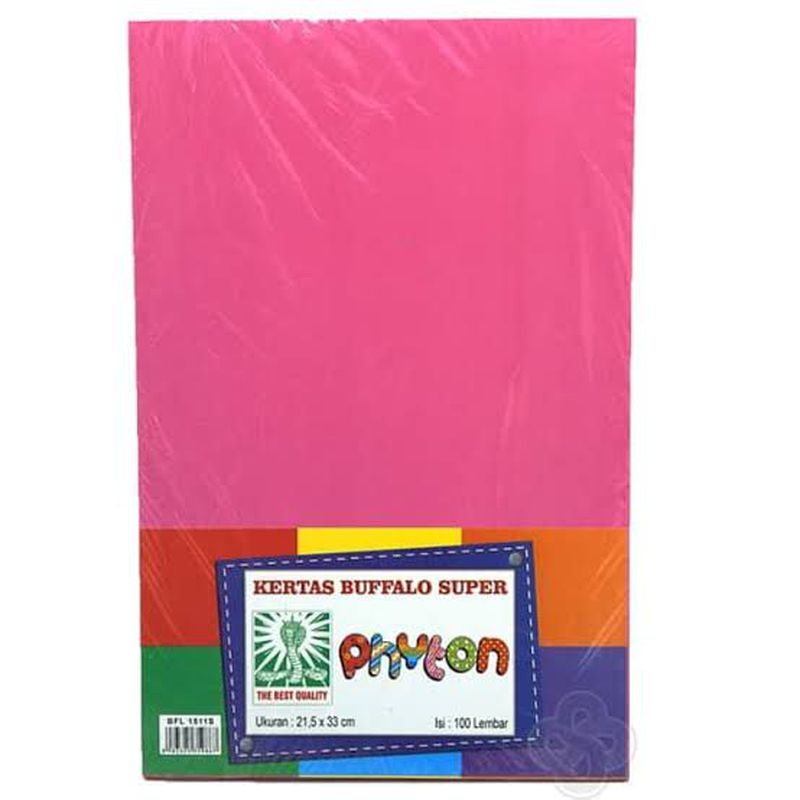 Kertas Buffalo Pink.