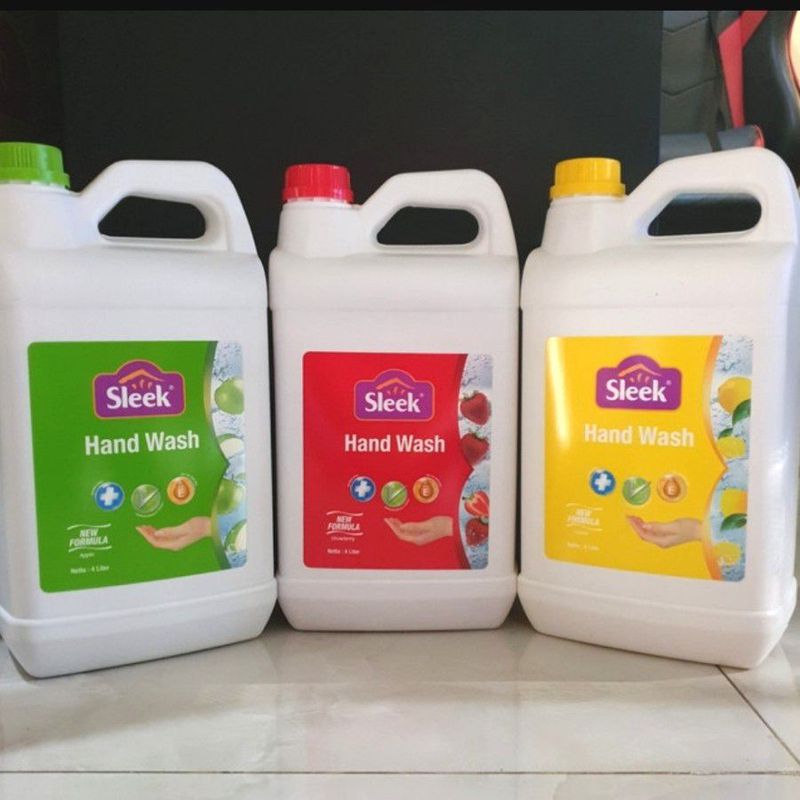 Sleek Handwash 4 Liter - Lemon
