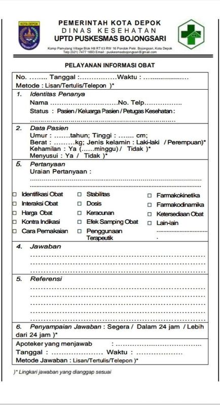 Pelayanan Informasi Obat