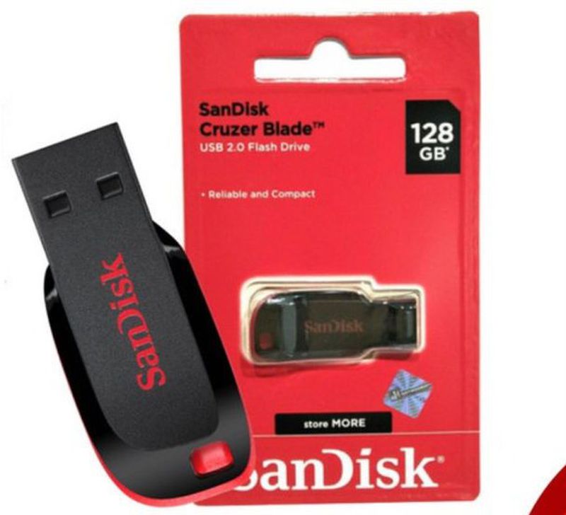 FLASHDISK SANDISK CRUZER 128GB USB DRIVE